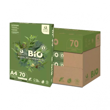 RESMA PAPEL BIO A4 70 GRS X 500 HOJAS CAJA X 5