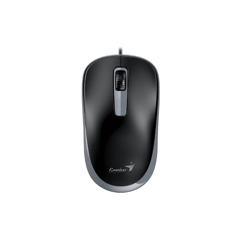 MOUSE GENIUS DX-125S BLACK/GREY SILENT USB
