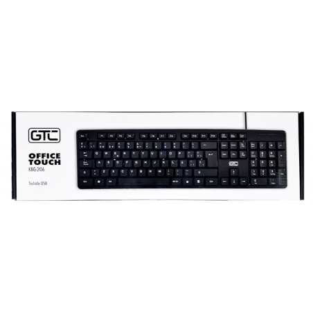 TECLADO GTC KBG-206 USB OFFICE TOUCH