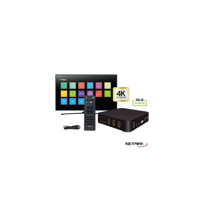 TV BOX NETMAK NM-TVBOX3 4K UHD/1G/8G/ANDR10