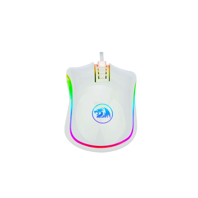 MOUSE REDRAGON COBRA M711-W USB WHITE RGB GAMER
