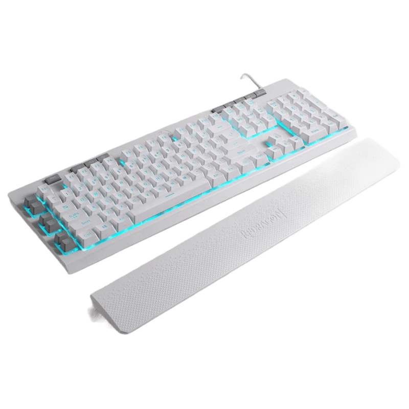 TECLADO REDRAGON SHIVA K512W-RGB-1 WHITE USB GAMER