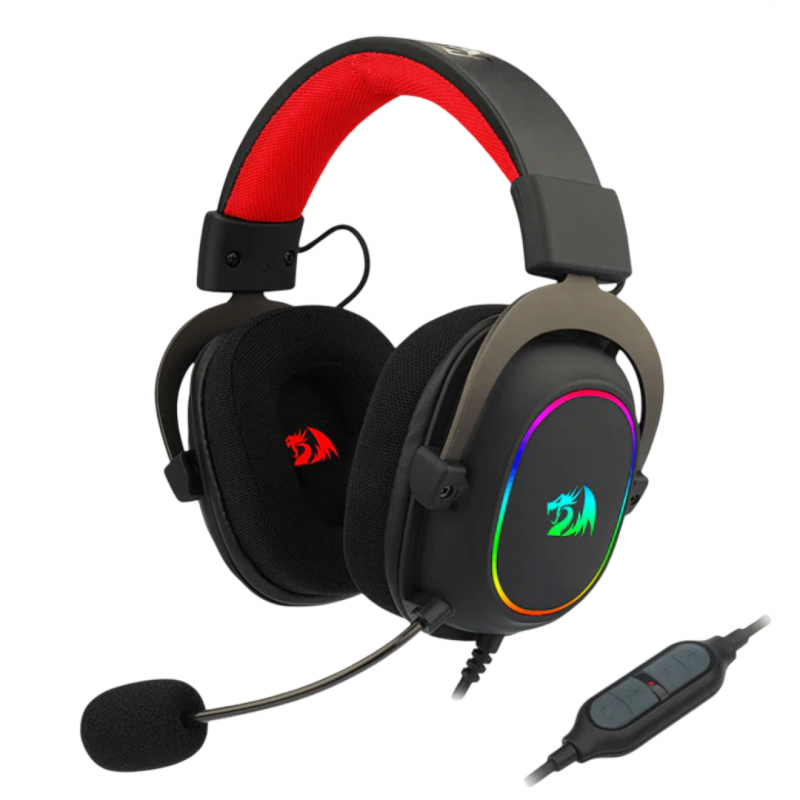 AURICULAR REDRAGON ZEUS X H510-RGB BLACK 7.1