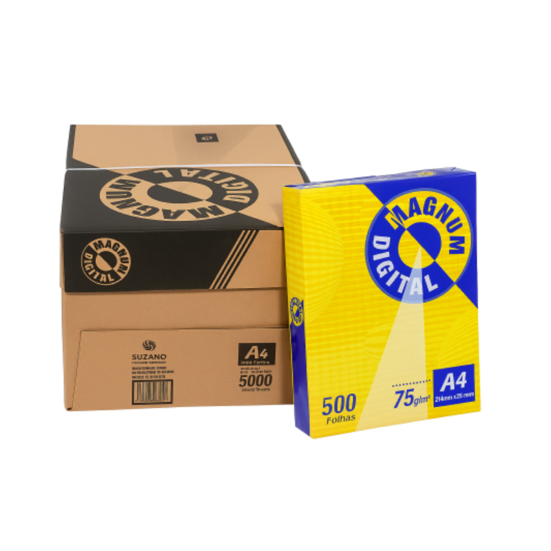 RESMA PAPEL MAGNUM A4 75 GRS X 500 HOJAS CAJA X 10