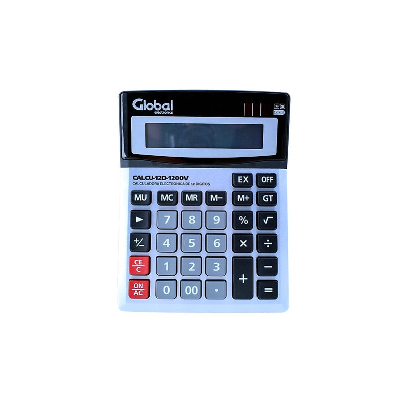 CALCULADORA GLOBAL CALCU-12D-1200V METALICA 12D