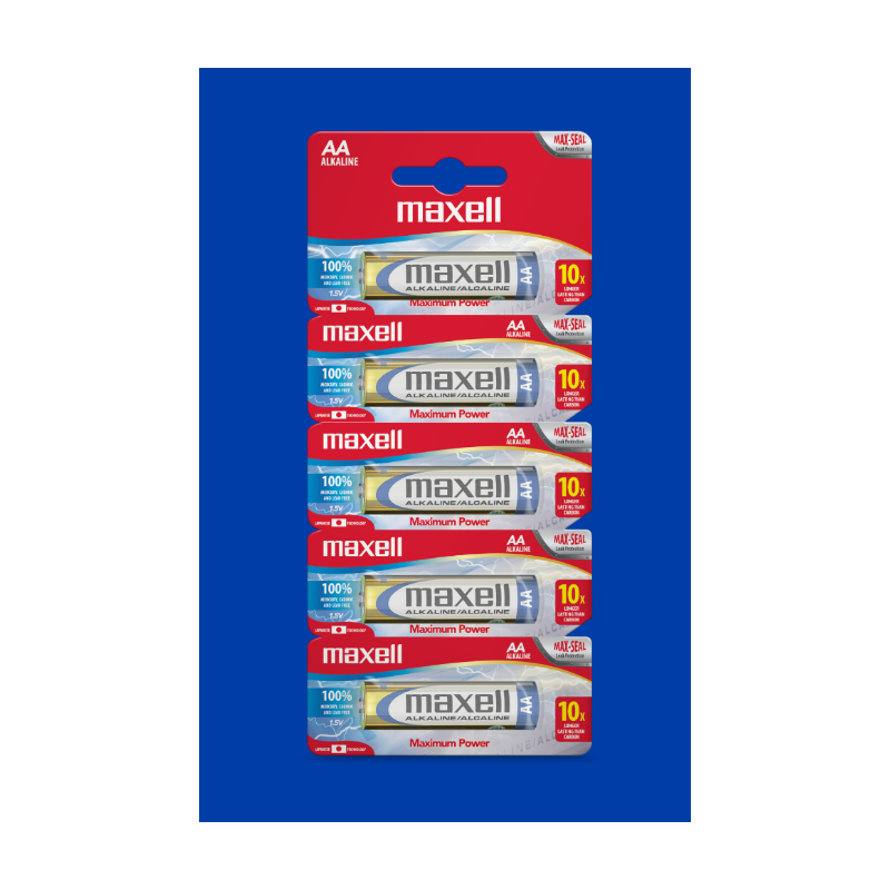 PILA AA MAXELL MAX ALCALINA BLISTER X 5 AA-5TS