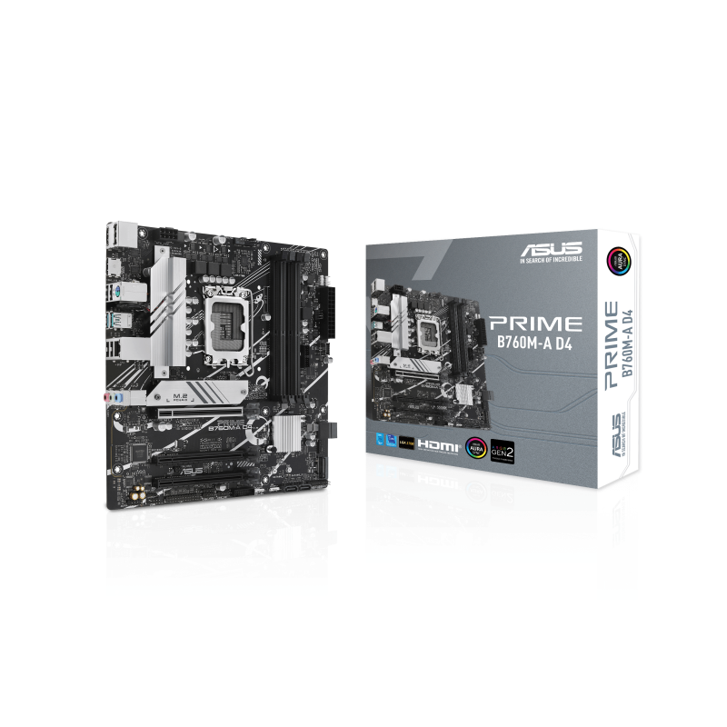 MOTHER ASUS B760M-A D4 PRIME SOC 1700/DDR4/RGB